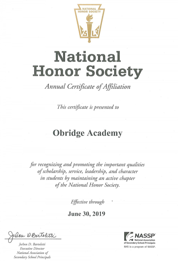Accreditation - Obridge Academy